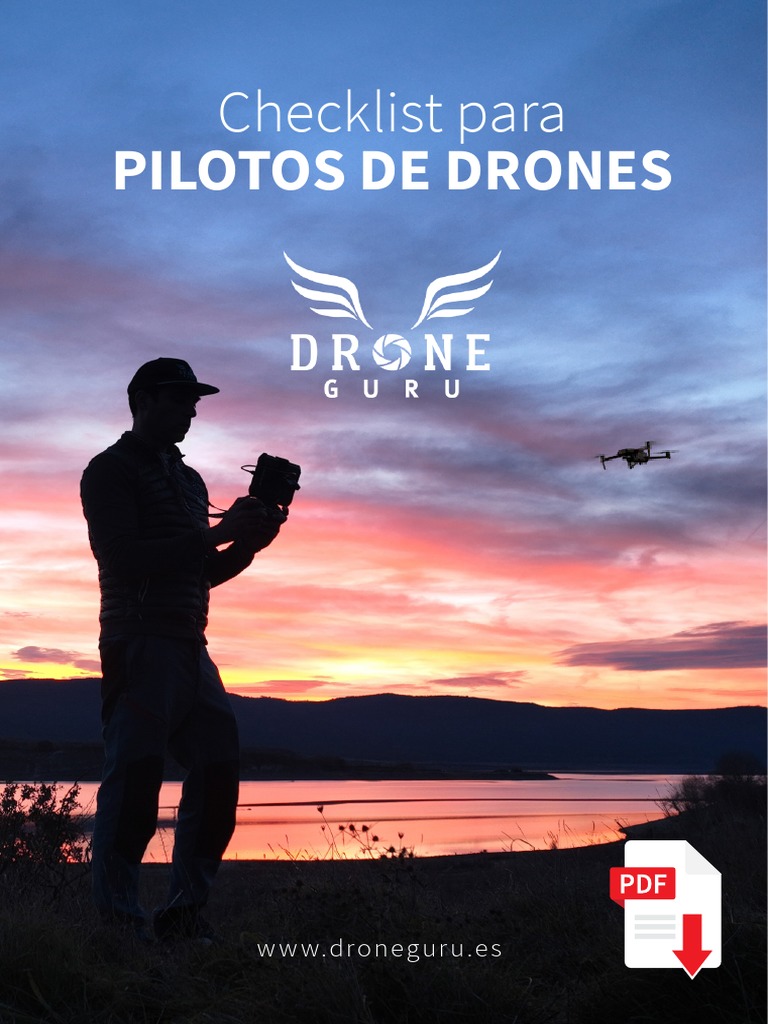 Checklist Prevuelo para Pilotos de Drones | PDF | Vehículo aéreo no ...