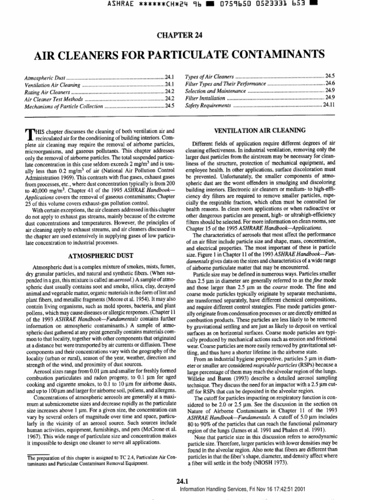 Ashrae CH-24 | PDF