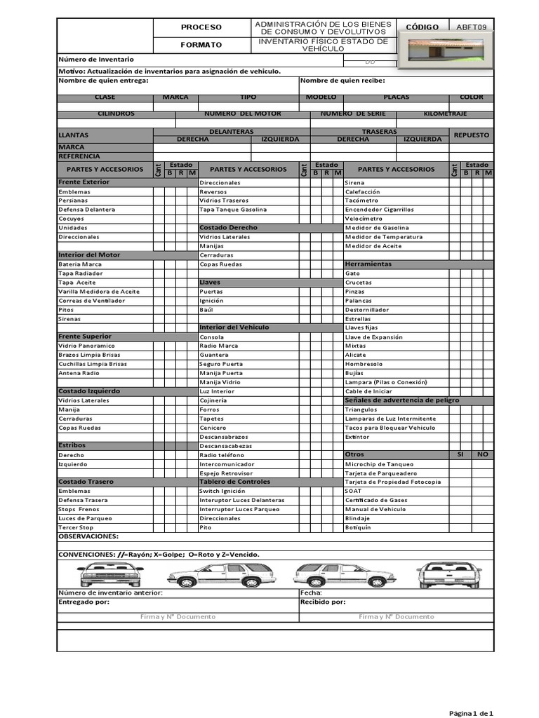 Inventario Vehiculos | PDF | Transporte | Coche