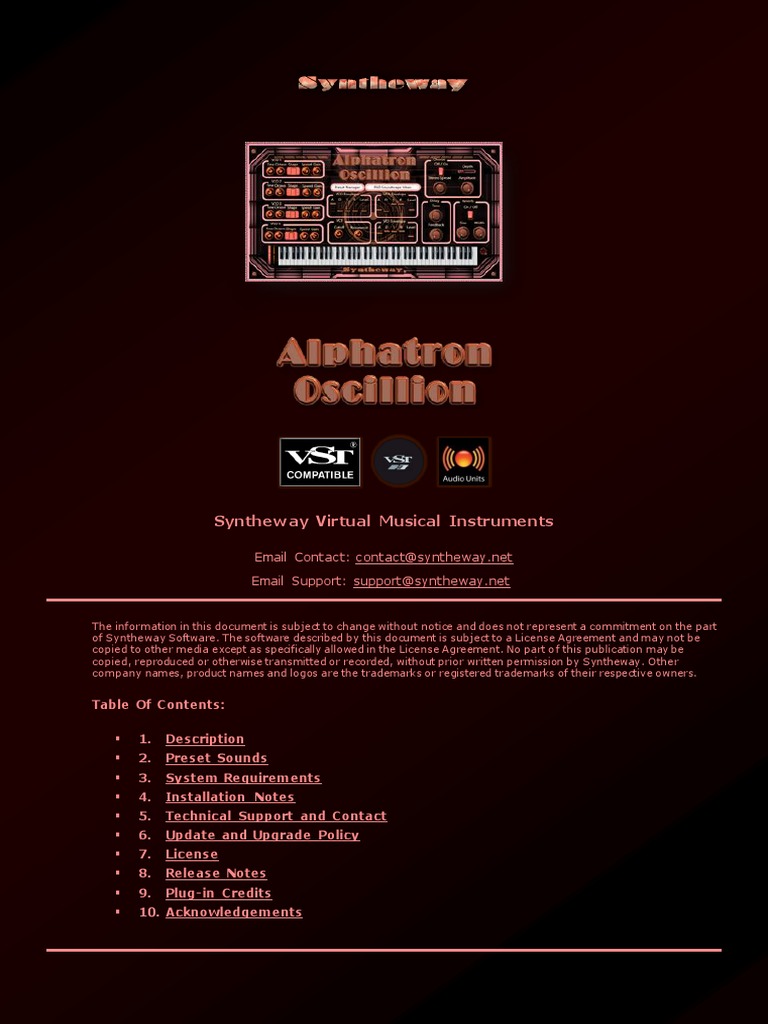 Alphatron Oscillion VST VST3 Audio Unit Subtractive Synthesizer: Leads ...