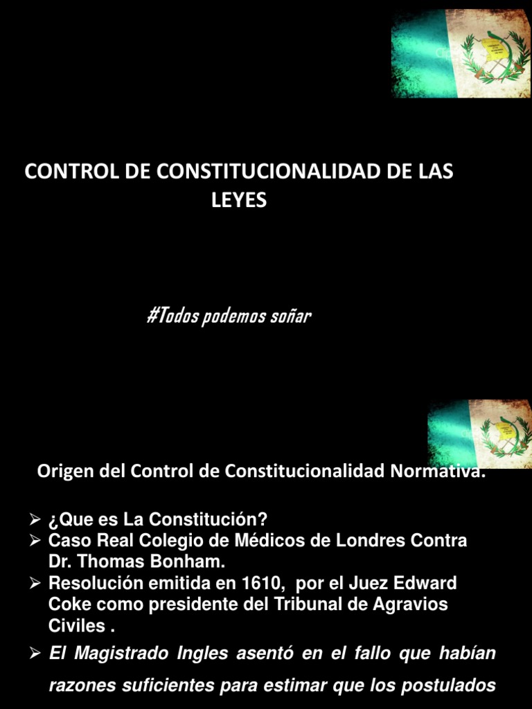 Control de Constitucionalidad 1 | PDF