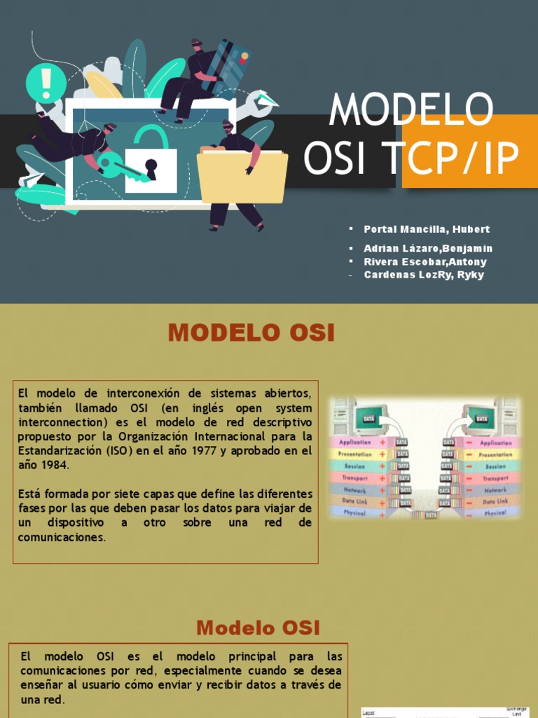 Modelo Osi-Tcp Ip | PDF | Protocolos de internet | Red de computadoras