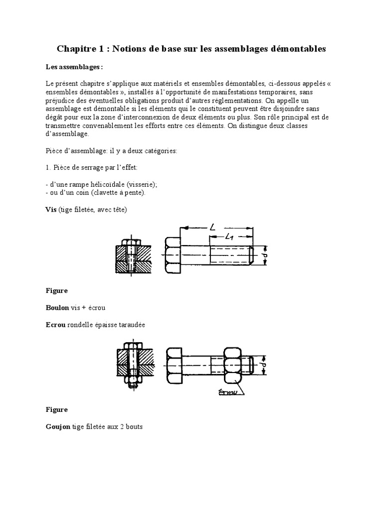 Chapitre 1 Notions de Base Sur Les Assemblage | PDF | Soudage | Construction