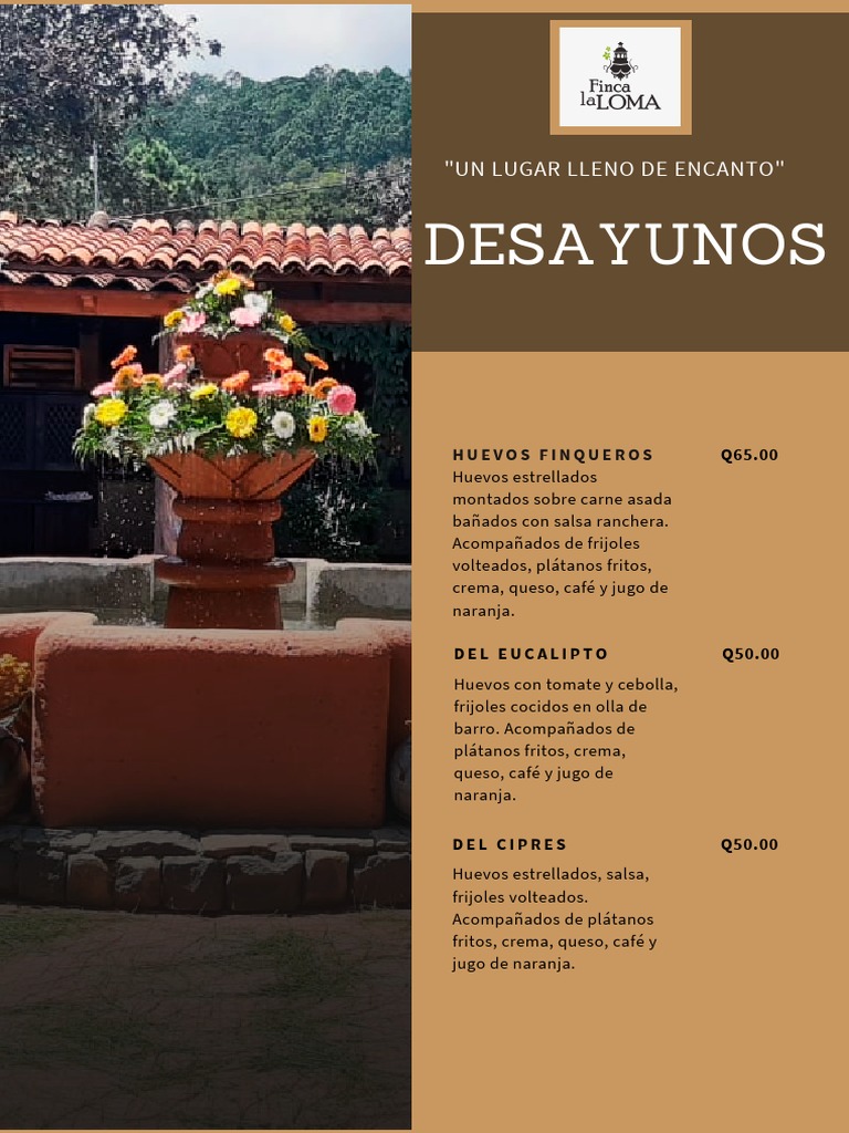Menus Restaurante | PDF | Alimentos | Comida regional y étnica