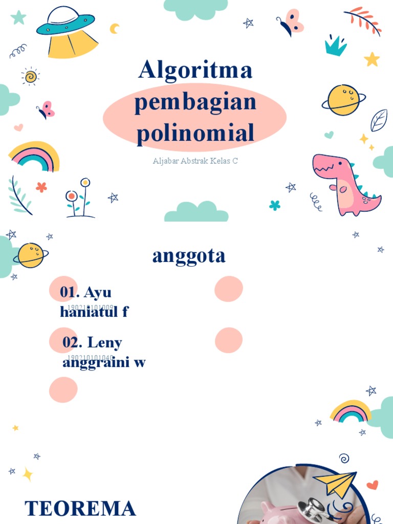 REVISI Kelompok 11 ALGORITMA PEMBAGIAN POLINOMIAL | PDF