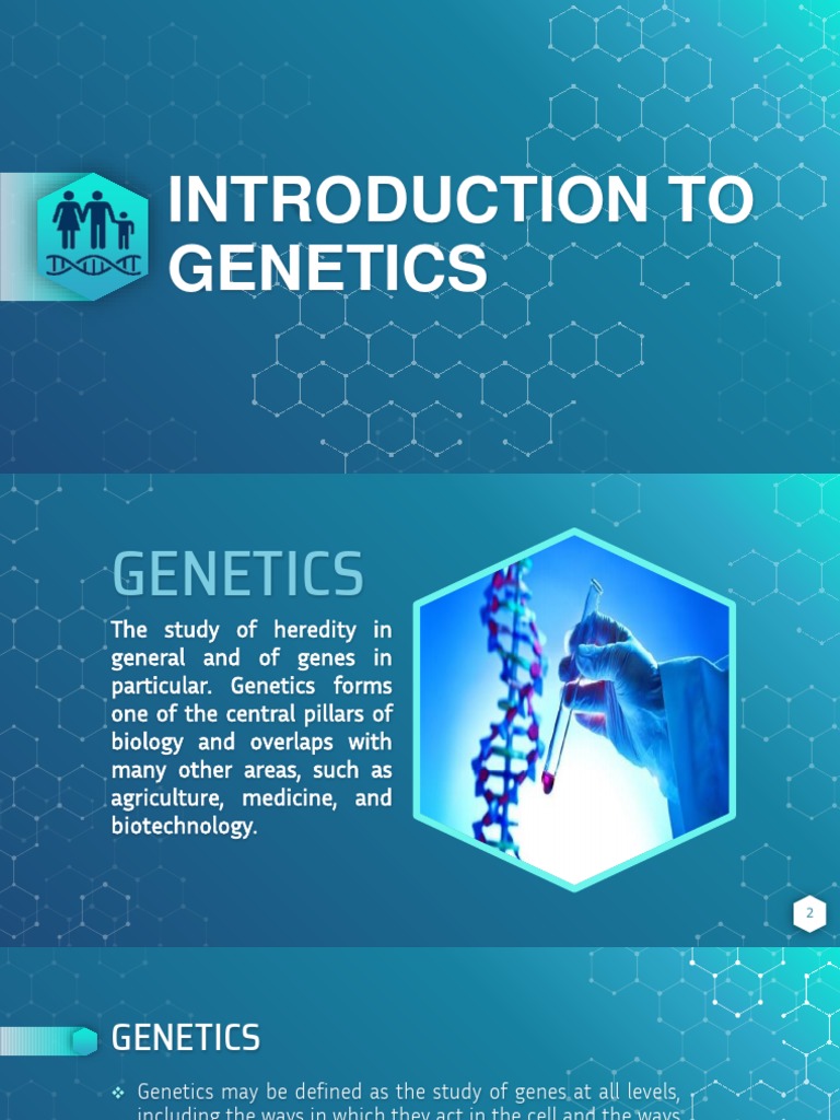 Introduction To Genetics | PDF | Genetics | Heredity