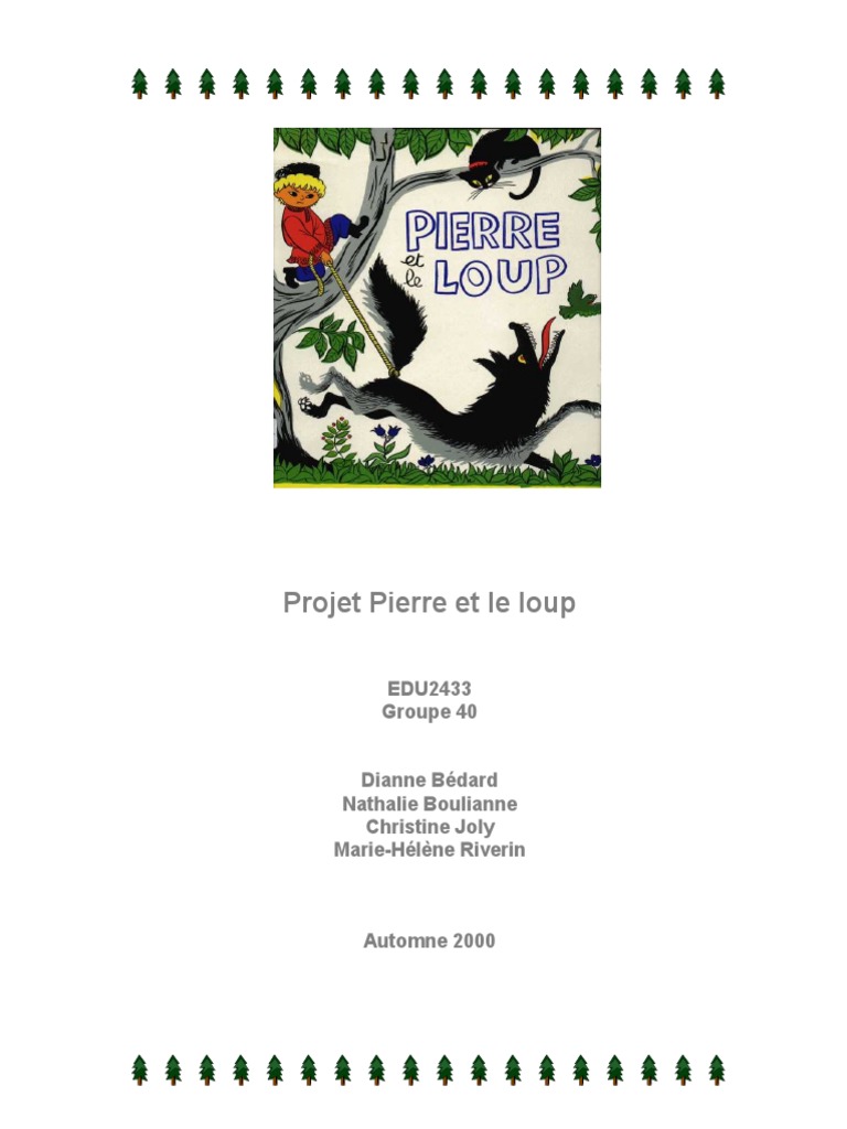 Pierre Loup | PDF | Chats | Clarinette