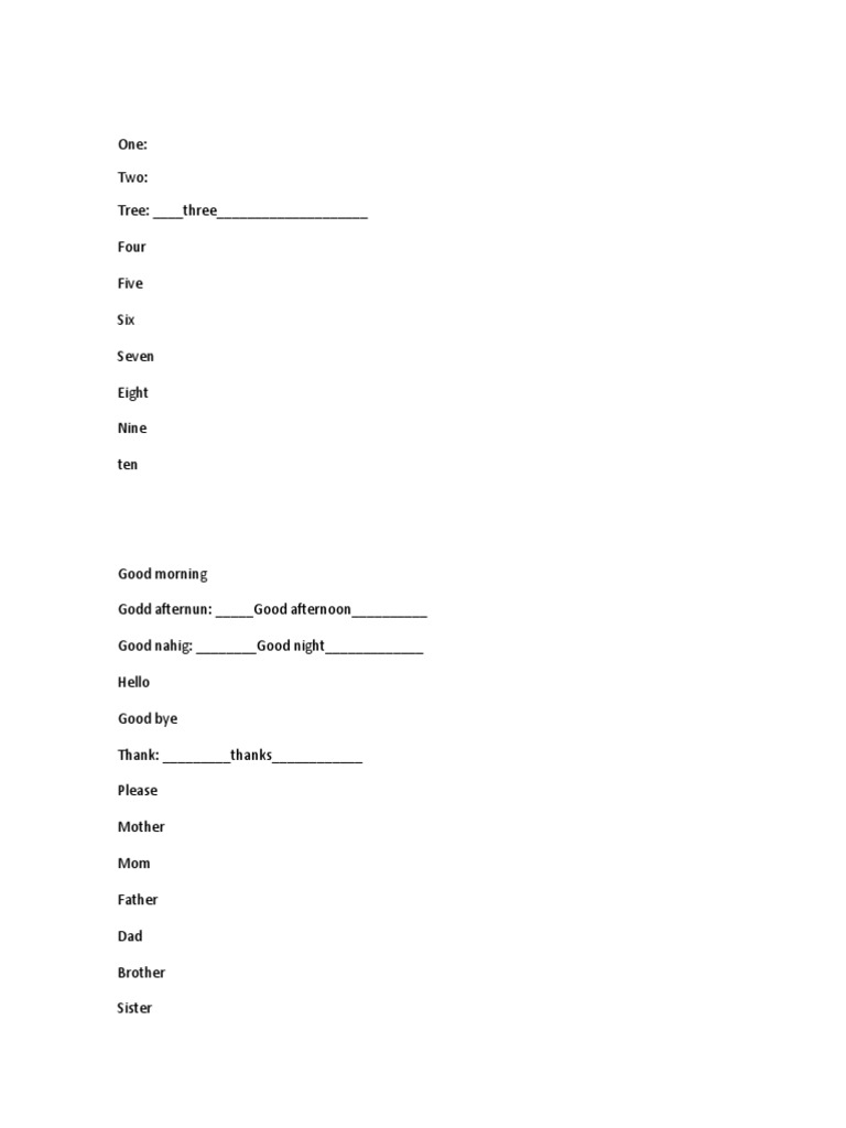 Class Number 1 | PDF