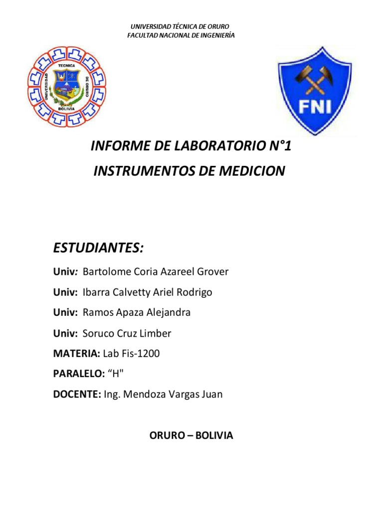 Informe Nº1 Lab Fis-1200 H Fni | PDF | Ingenieria Eléctrica | Inductor