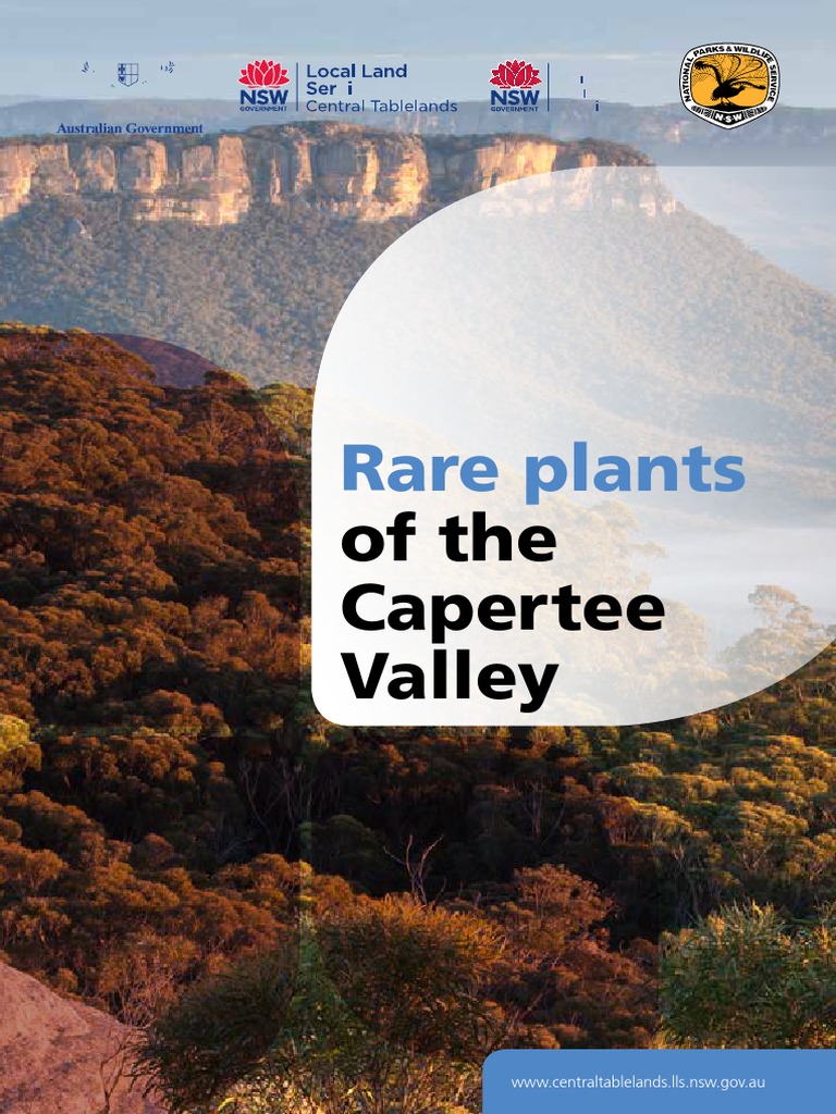 Rare Plants of Capertee Valley | PDF | Eucalyptus | Conservation Biology