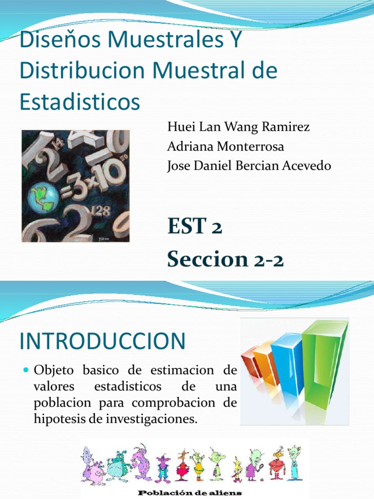 Ppt-Diseño Muestral y Distribuciones Muestrales | PDF | Muestreo (Estadísticas) | Estimador