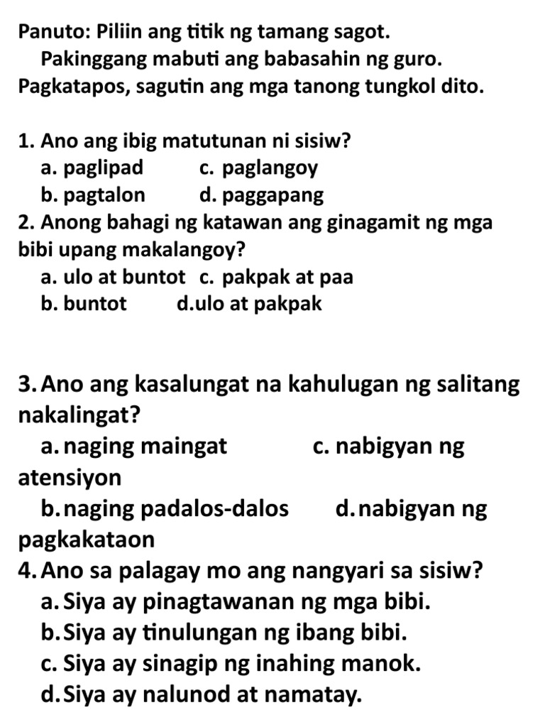 Filipino | PDF Filipino | PDF
