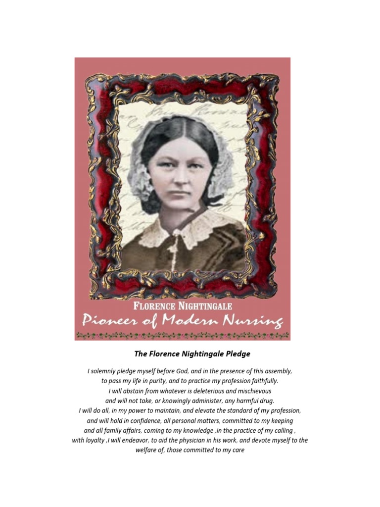 Nightingale Pledge | PDF | Nursing | University And College Admission