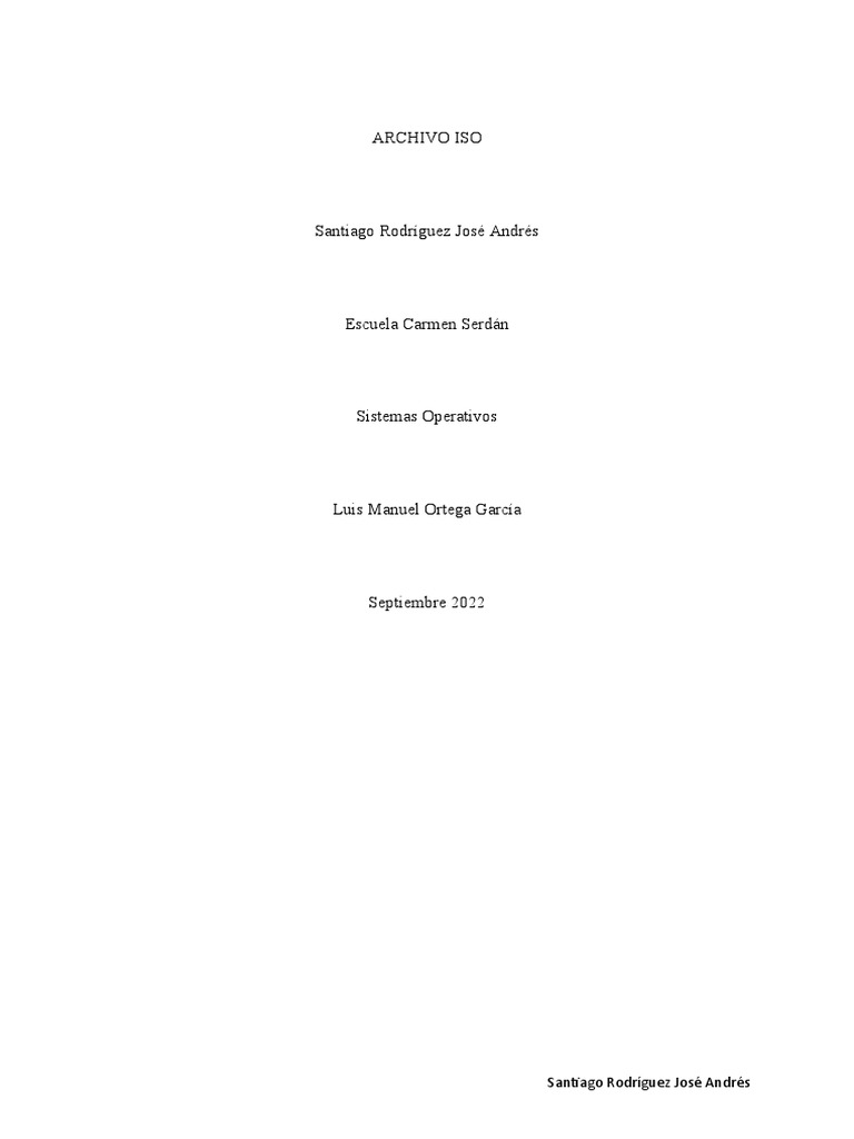 Archivos ISO | Descargar gratis PDF | Archivo de computadora | Informática Archivos ISO | Descargar gratis PDF | Archivo de computadora | Informática