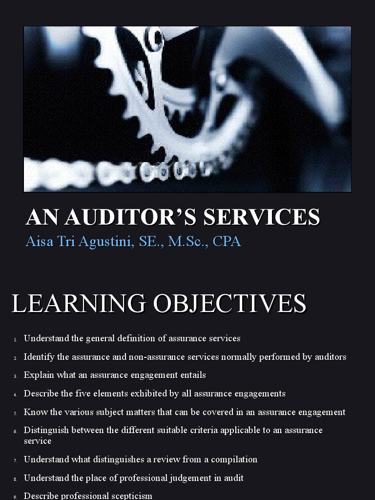 Auditor Services Overview | PDF | Business