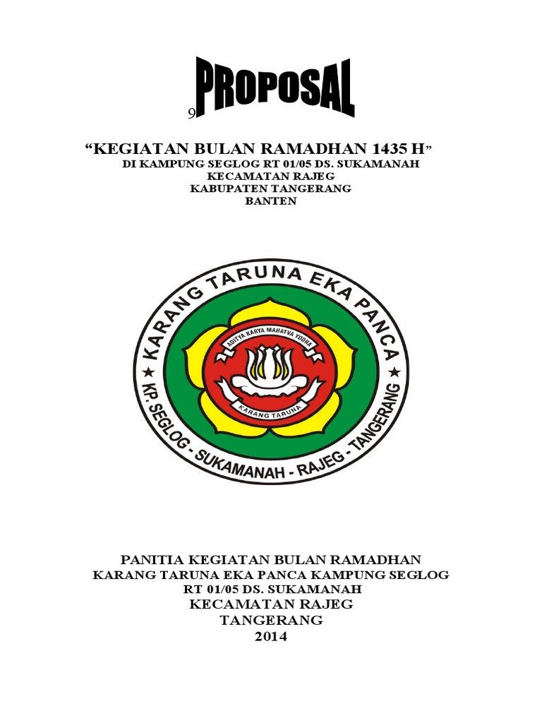 Proposal Kegiatan Ramadhan | PDF