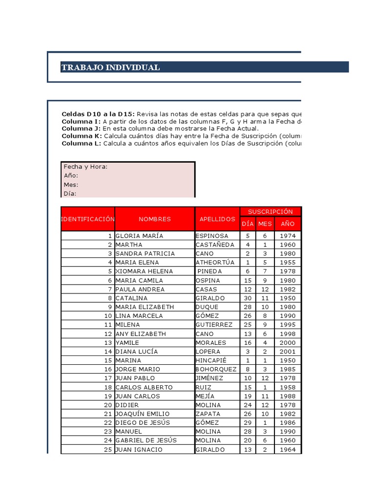 Practica de Funciones de Fecha | PDF Practica de Funciones de Fecha | PDF