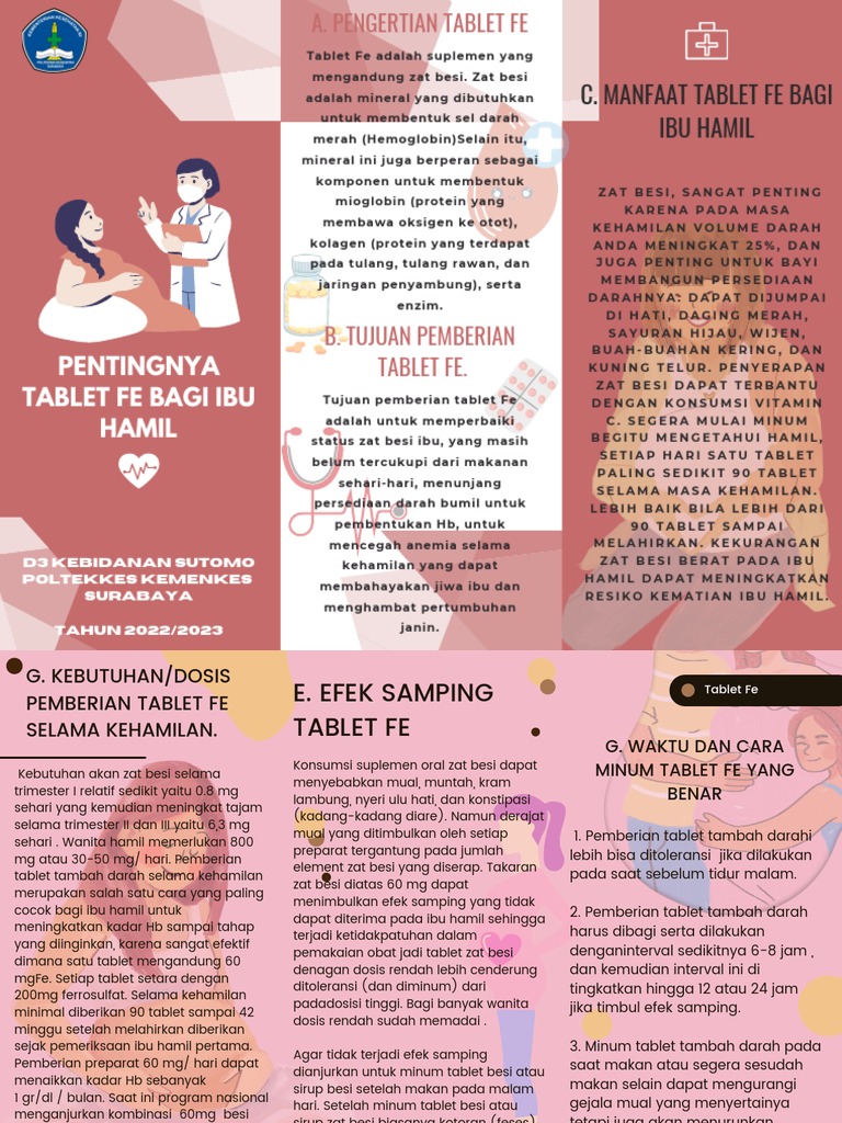 Leaflet Tablet FE | PDF