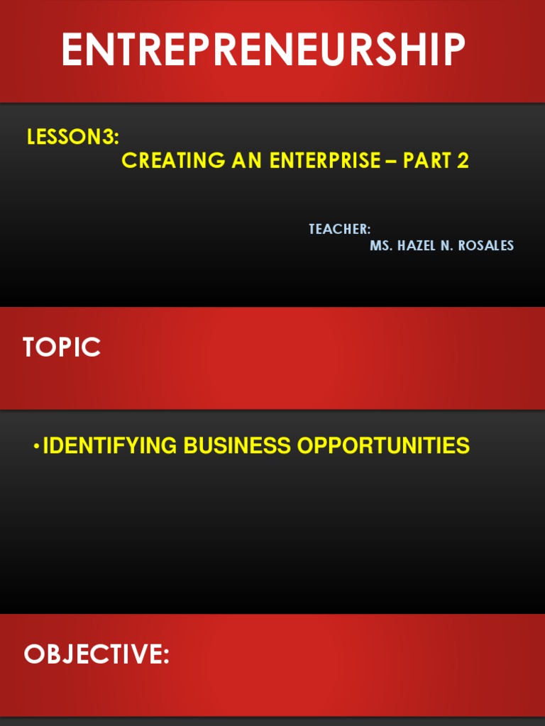 Entrepreneur 3 | PDF | Franchising | Entrepreneurship