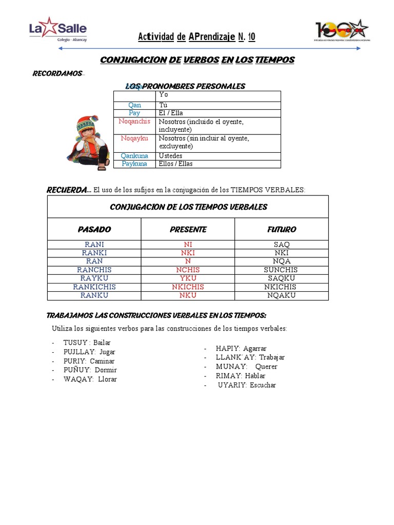 Conjugación de Verbos en Los Tiempos | PDF