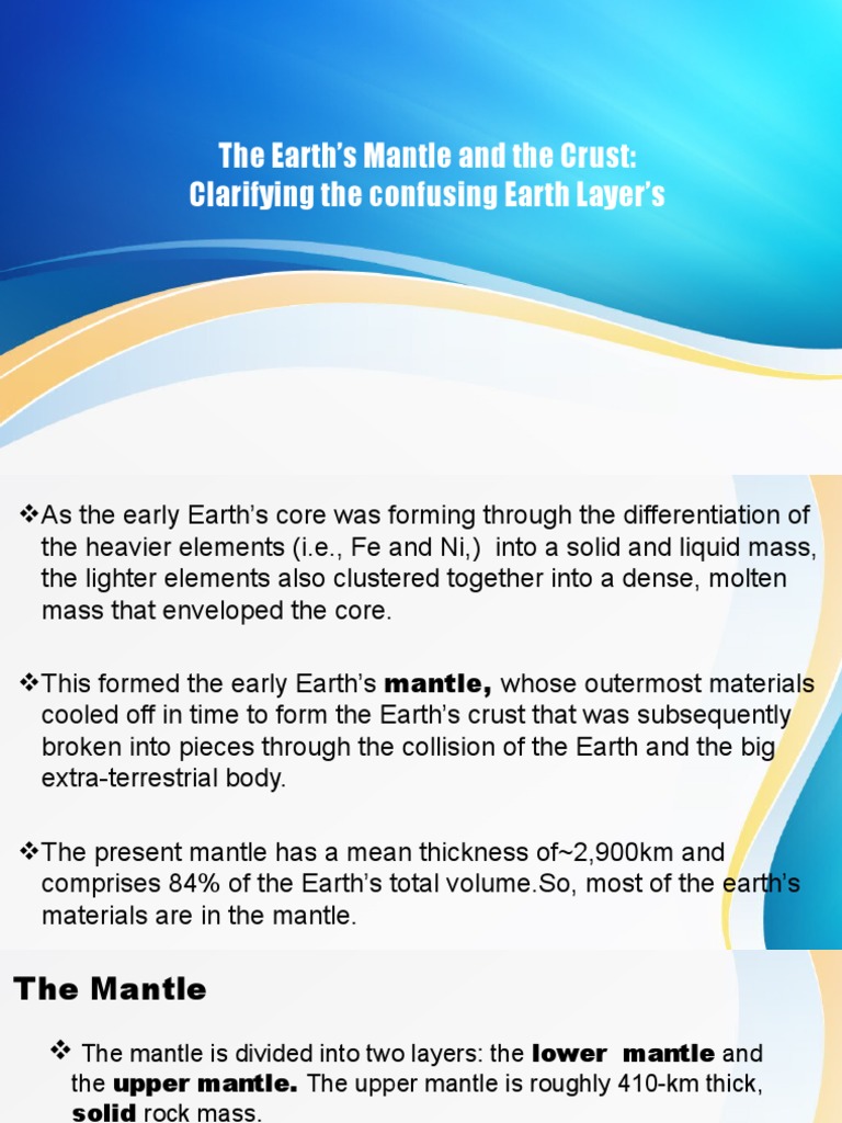 Clarifying the Layers of the Earth: A Breakdown of the Mantle, Crust ...