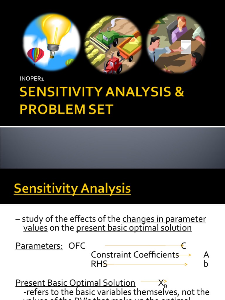Sensitivity Analysis for LP Models | PDF | Mathematical Optimization | Analysis