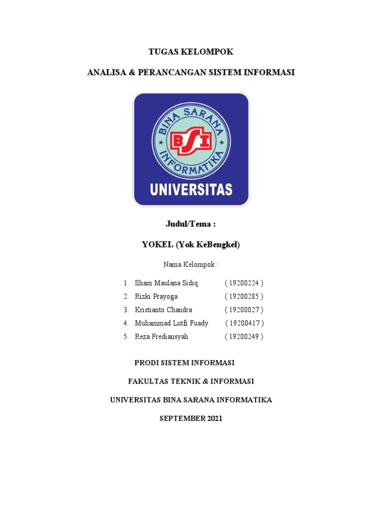 Tugas Project Apsi | PDF | Komputer | Bisnis