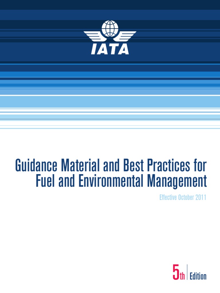 Iata Guidance Material and Best Practices For Fuel and Envir Unlocked ...