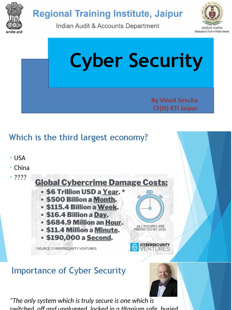 Cyber Security Powerpoint | PDF | Malware | Computer Virus