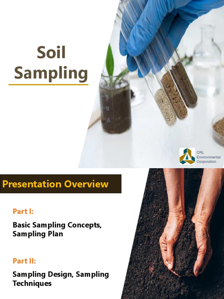 Crl-Soil Sampling-Pcapi R4a 2022 | PDF | Sampling (Statistics ...