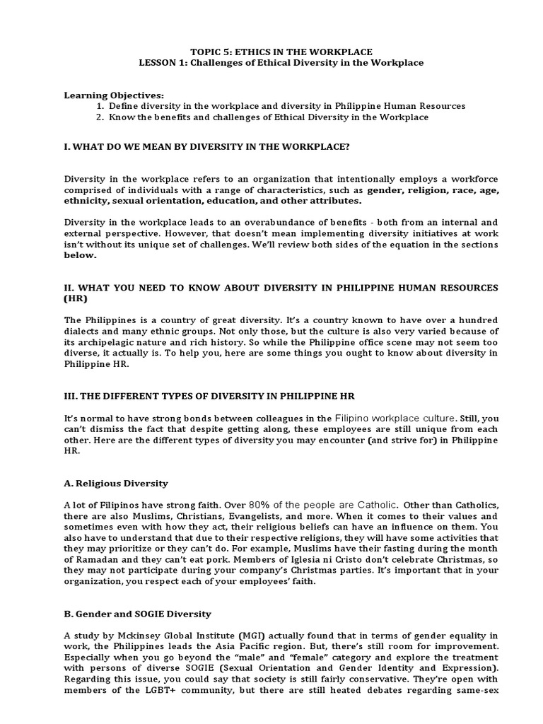 2 | PDF | Diversity (Business) | Bias