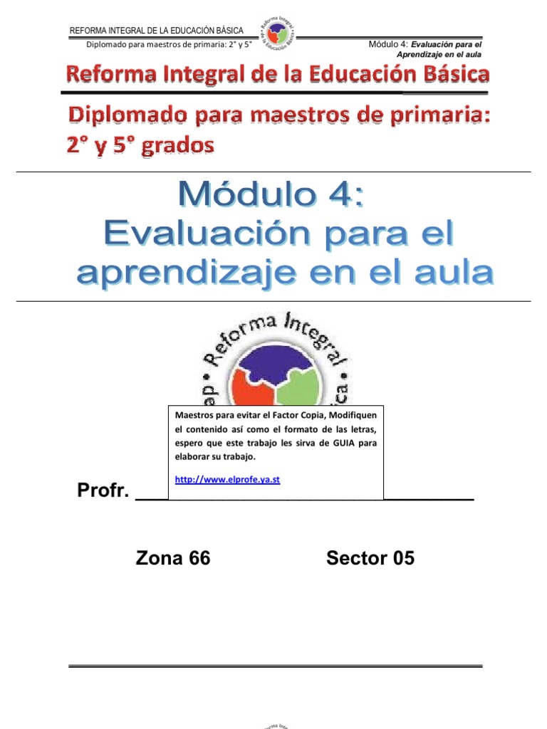Productos RIEB Modulo 4 | Educación primaria | Sonido