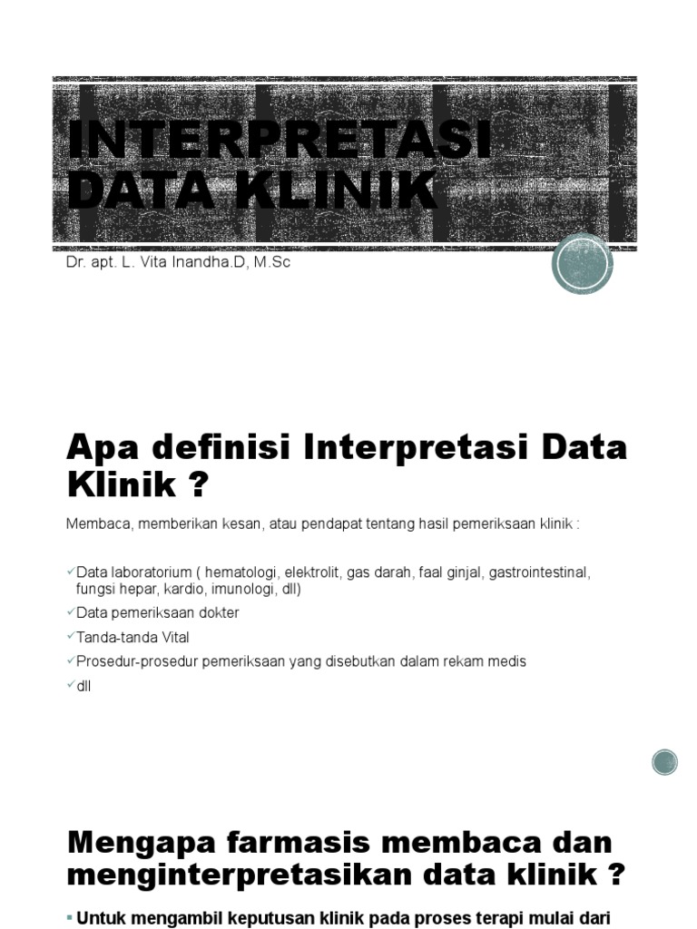Interpretasi Data Klinik | PDF