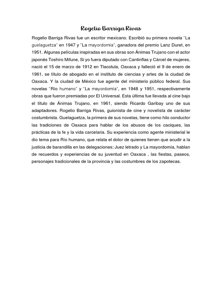 Rogelio Barriga Rivas-1 | PDF