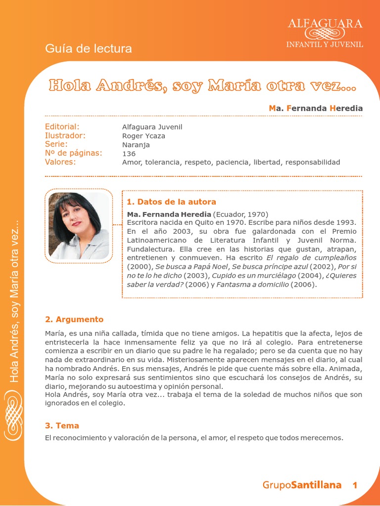 Hola Andres Soy Maria Otra Vez | PDF | Autoestima | Amor