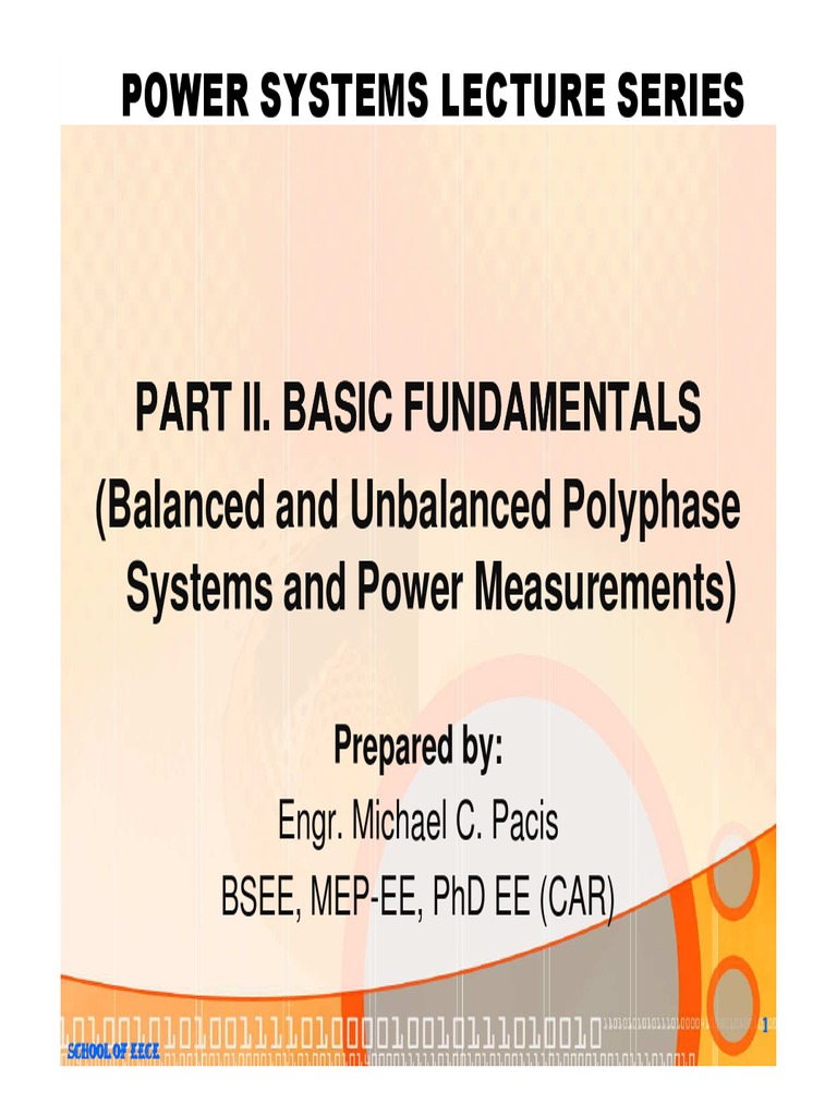 Lecture 2 Basic Fundamentals | PDF | Electrical Impedance | Power (Physics)