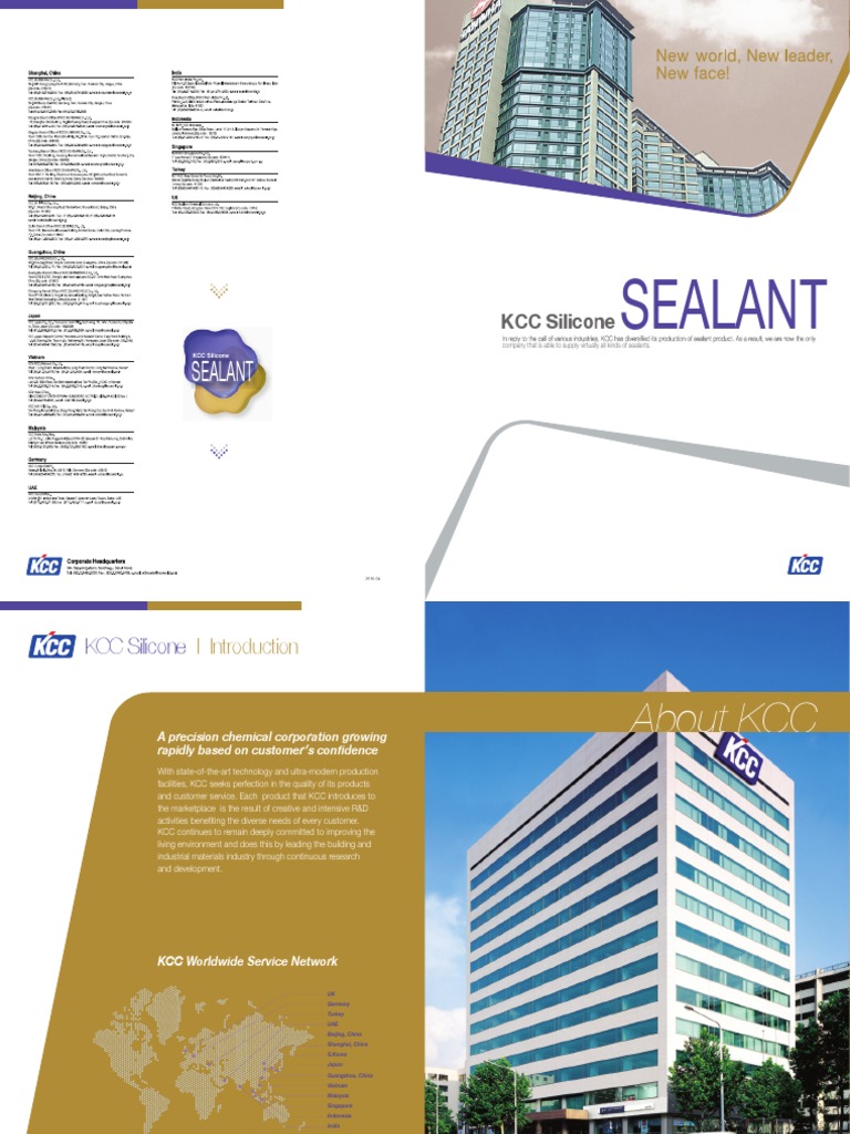 KCC Sealant | PDF | Silicone | Packaging And Labeling
