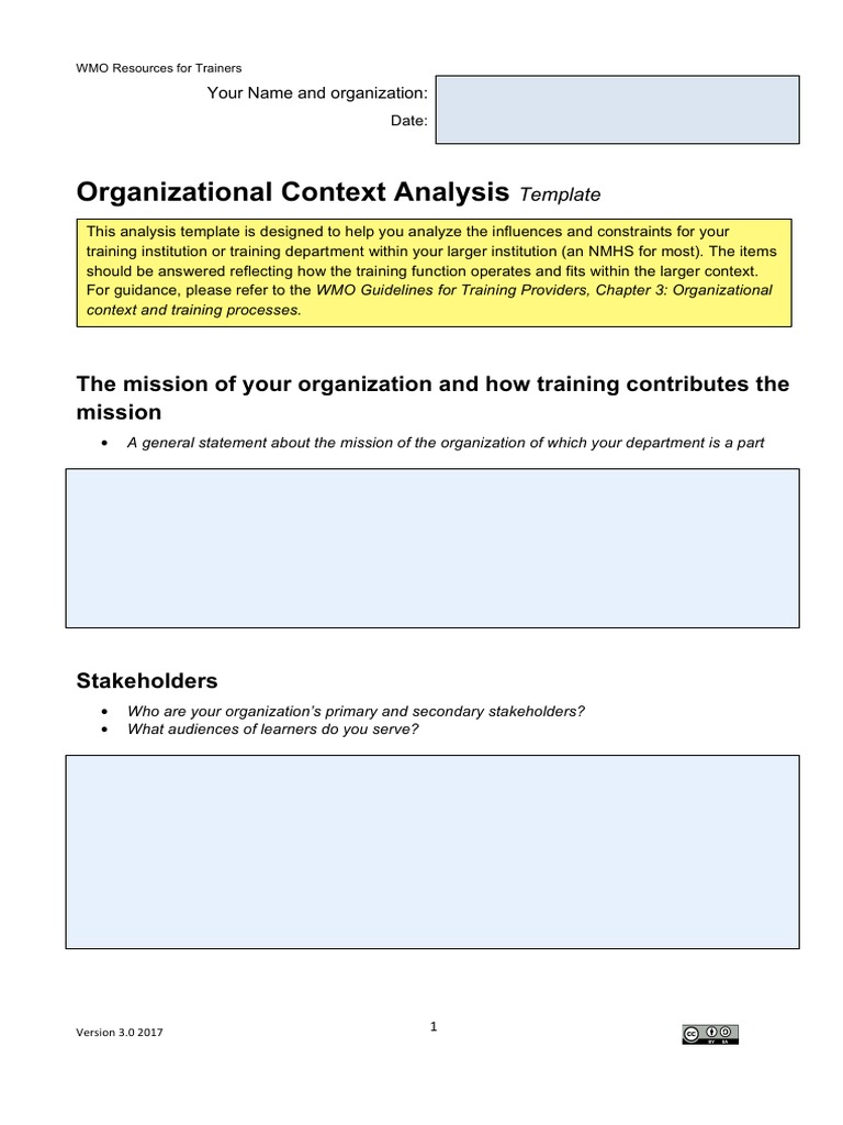 OCA Template v3.0 | PDF | Change Management | Leadership
