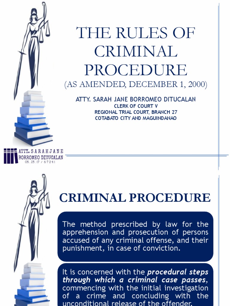 Criminal-Procedure | PDF | Plea | Crimes