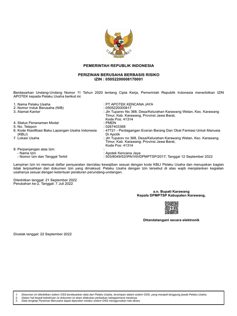 SIA AKJ Sampai 30-08-2027 | PDF