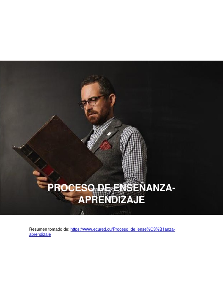 Proceso De Enseñanza Aprendizaje Descargar Gratis Pdf Método De