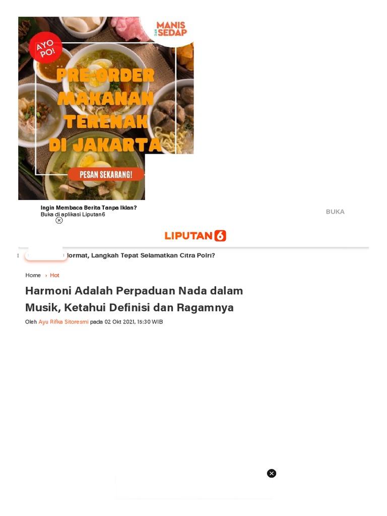 Harmoni Adalah Perpaduan Nada Dalam Musik, Ketahui Definisi Dan ...