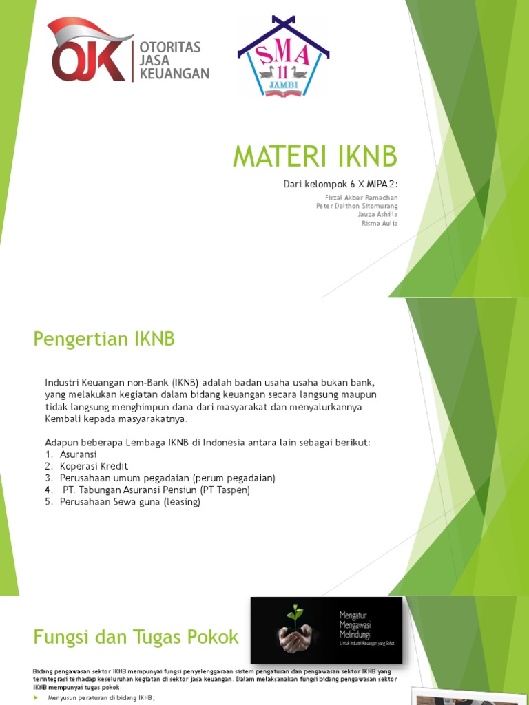 Materi Iknb PDF | PDF | Bisnis | Pengelolaan Keuangan & Uang
