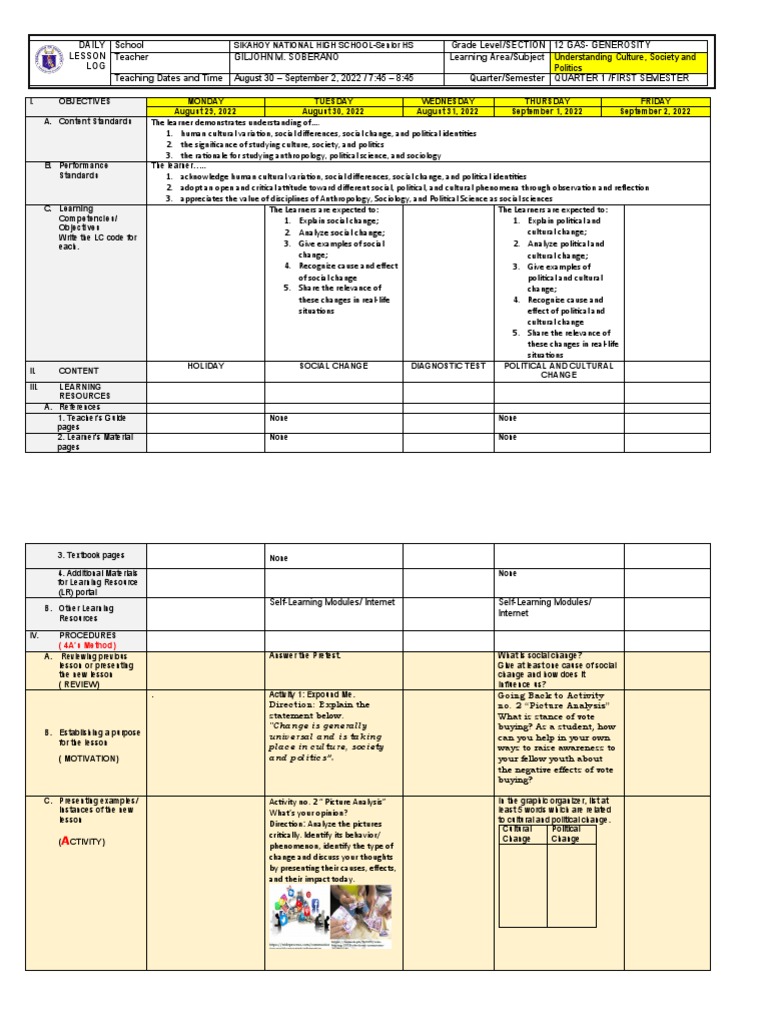 Uscp DLL 2 | PDF | Learning | Sociology