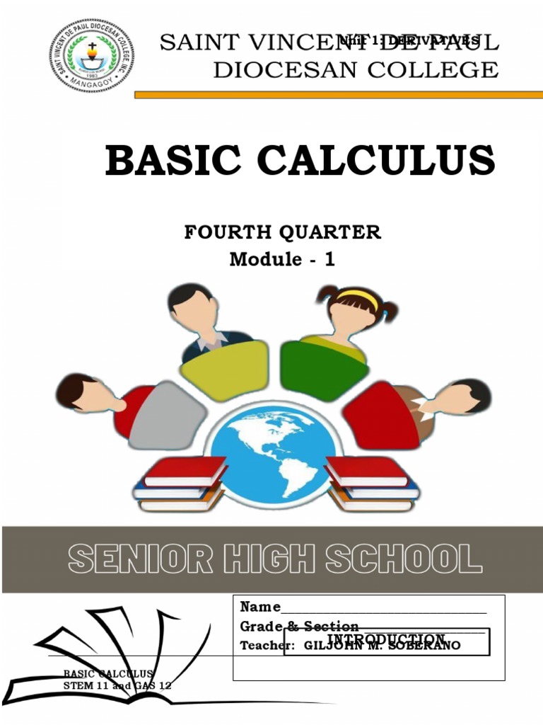 BASIC CALCULUS MODULE 4th QTR | PDF | Derivative | Calculus