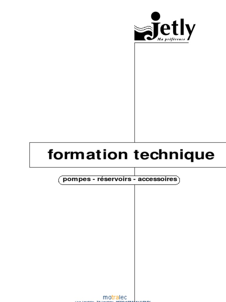 Jetly Formation Technique | PDF | Tuyau | Électrotechnique