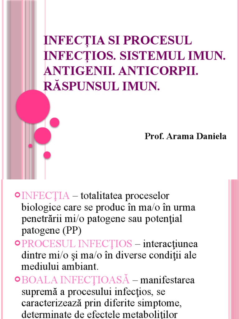 Infectia - Procesul Infectios | PDF