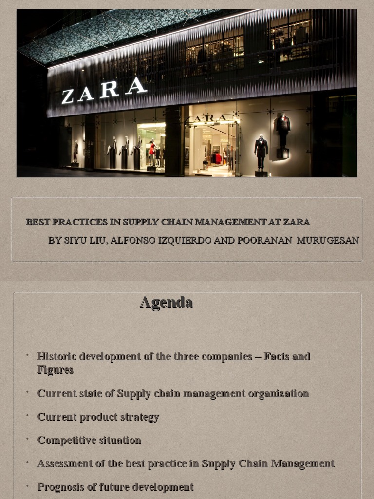 Zara Case Study | PDF | Supply Chain | Logistics