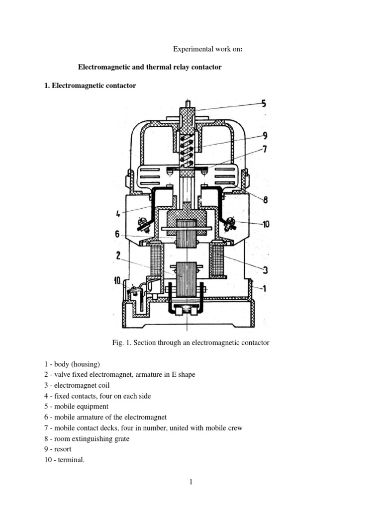 Lab4 Thermal Relay-Eng | PDF | Relay | Switch