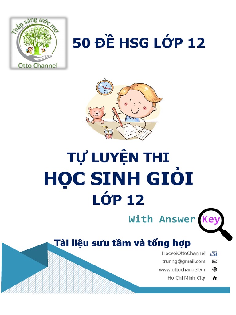 50 Đề Thi HSG Tiếng Anh Lớp 12 | PDF | Ice Age | Oceans